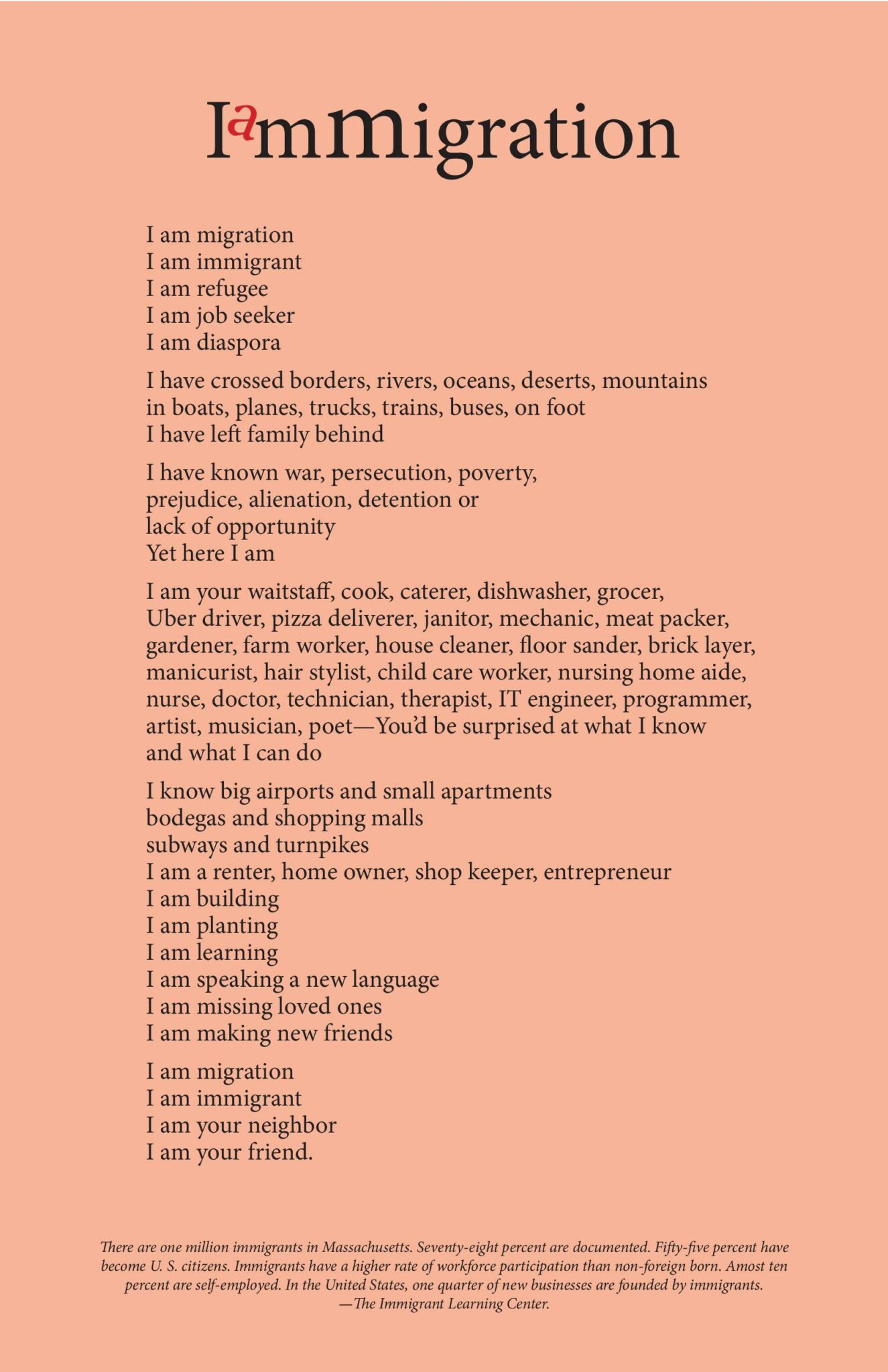 IAmMigration - A Poem by Ben Jacques - Sanctuary United Church of Christ